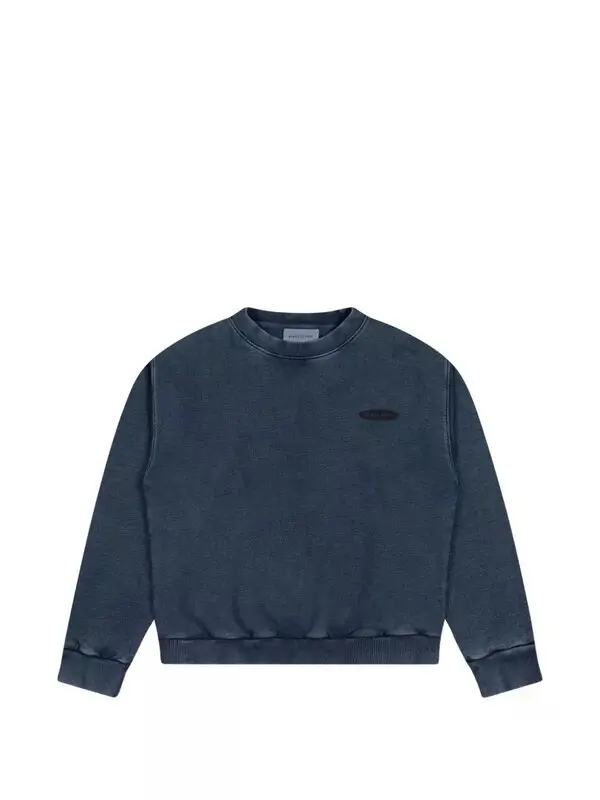 BRAM’S FRUIT Distressed Slogan-print Sweater