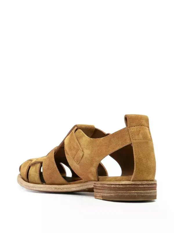Officine Creative Lexikon 536 Cage-style Flat Sandals