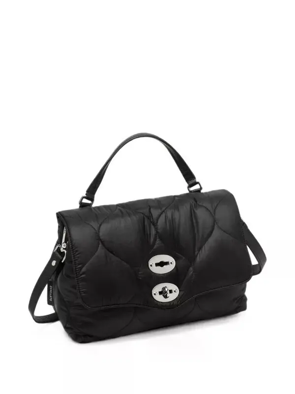 ZANELLATO Small Postina Quilted Leather Tote Bag