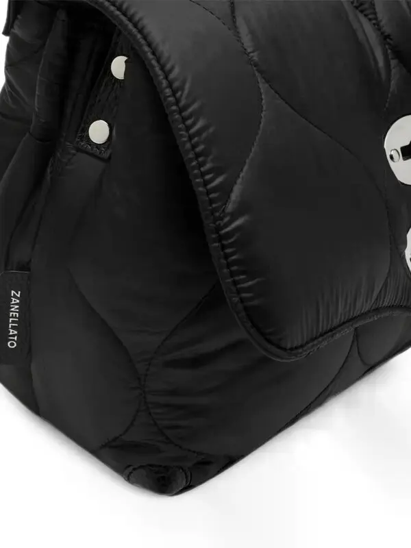 ZANELLATO Small Postina Quilted Leather Tote Bag