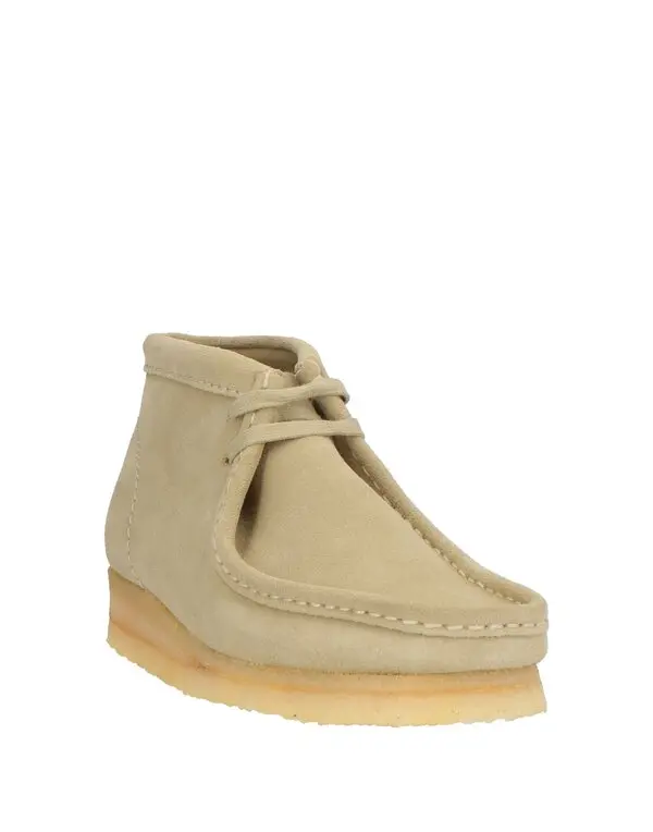 Clarks Ankle Boots Sand Size Leather