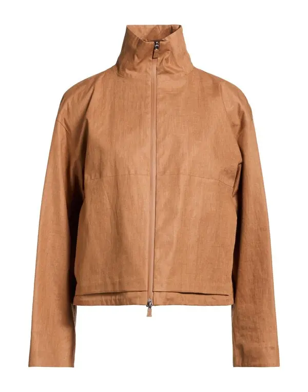 Herno Jacket Camel Size Linen