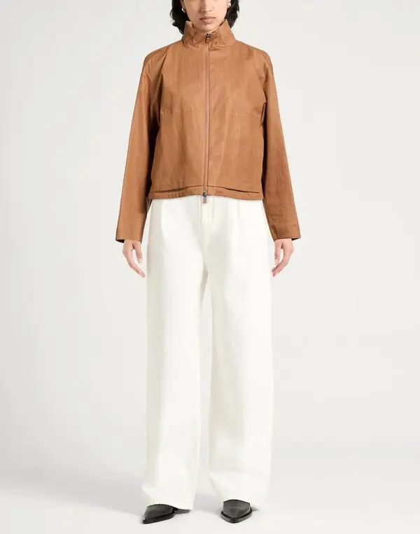 Herno Jacket Camel Size Linen