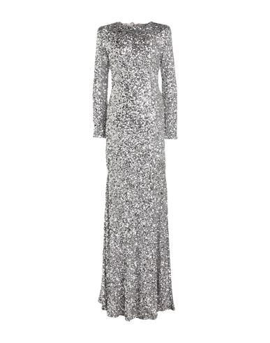Elisabetta Franchi Maxi Dress Size Polyester, Elastane - Silver