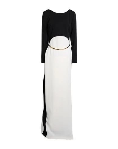 Elisabetta Franchi Maxi Dress Size Polyester, Elastane - Black