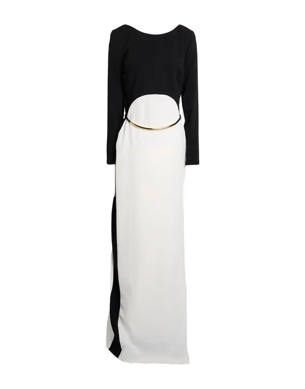 Elisabetta Franchi Maxi Dress Size Polyester, Elastane