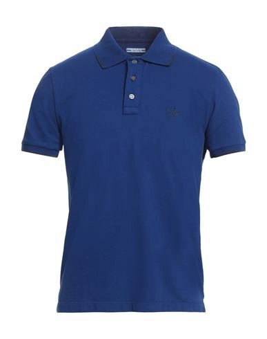 JACOB COHЁN Polo Shirt Size Cotton, Elastane, Lyocell - Blue