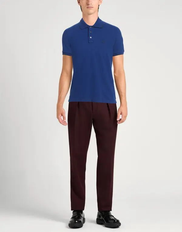 JACOB COHЁN Polo Shirt Size Cotton, Elastane, Lyocell - Blue
