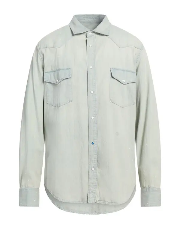 JACOB COHЁN Denim Shirt Size Cotton