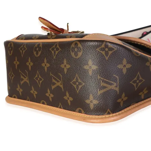 LOUIS VUITTON Black Monogram Canvas Diane Pm