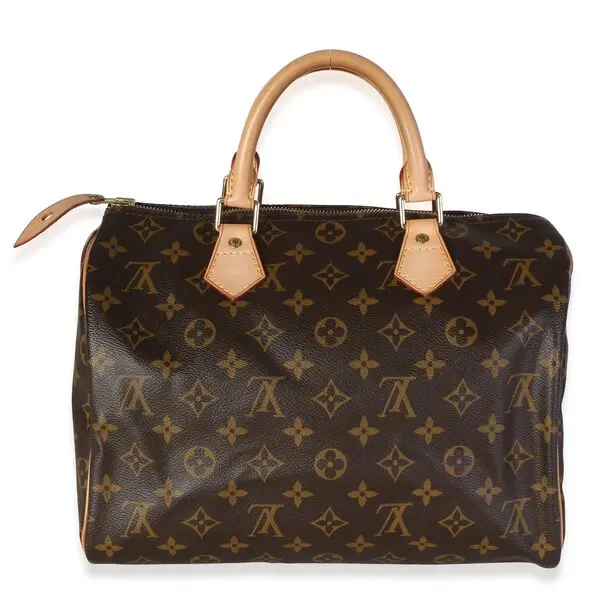 LOUIS VUITTON Monogram Canvas Speedy 30 - Brown