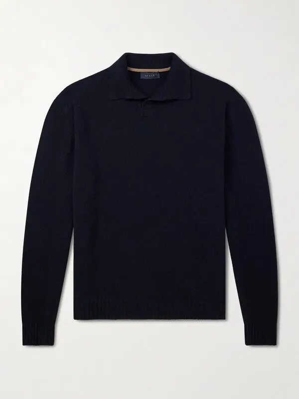 Sease Cashmere Wool-blend Polo Sweater