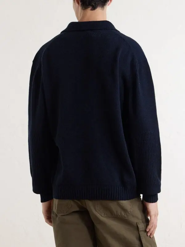 Sease Cashmere Wool-blend Polo Sweater