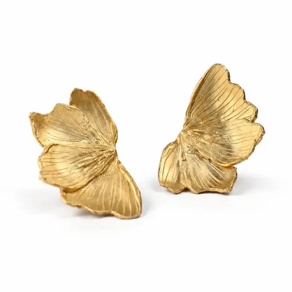 ÉTOILIGHT Flora Petal Earrings Matte - Gold