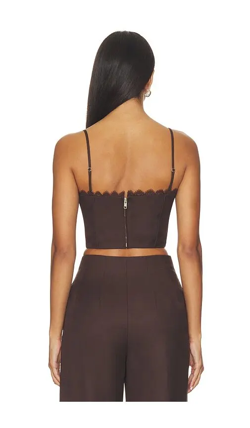 HEVRON Bella Bustier Top