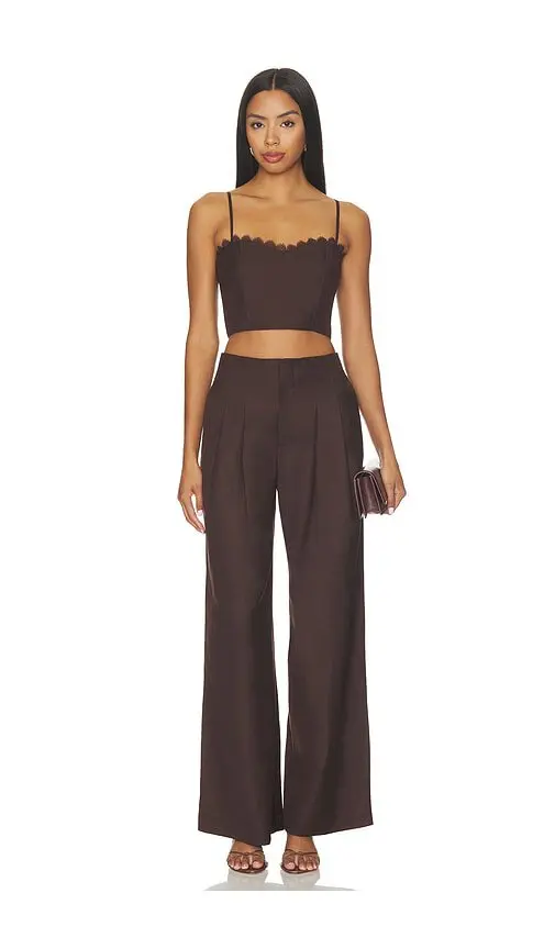 HEVRON Bella Bustier Top