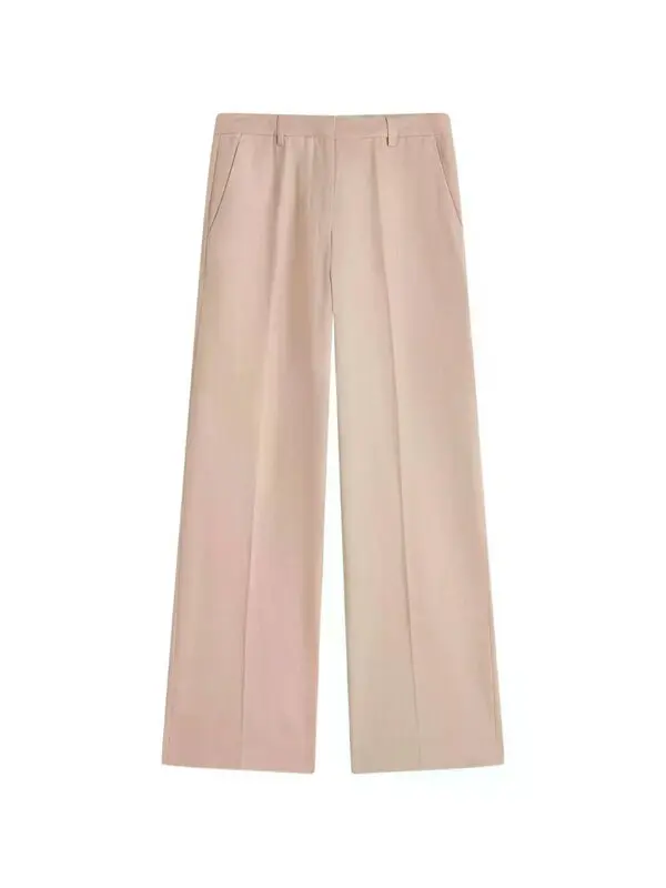 Scotch & Soda Pressed-crease Wide-leg Trousers