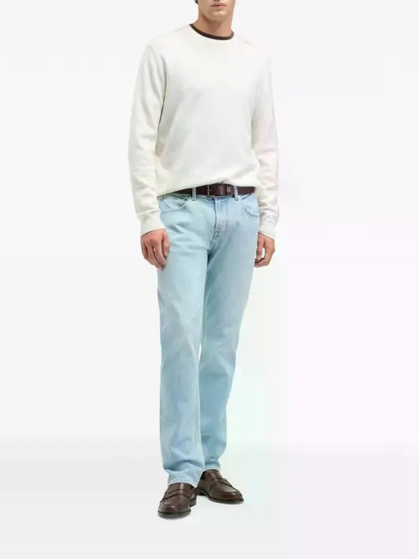 7 For All Mankind The Straight Crystal Jeans