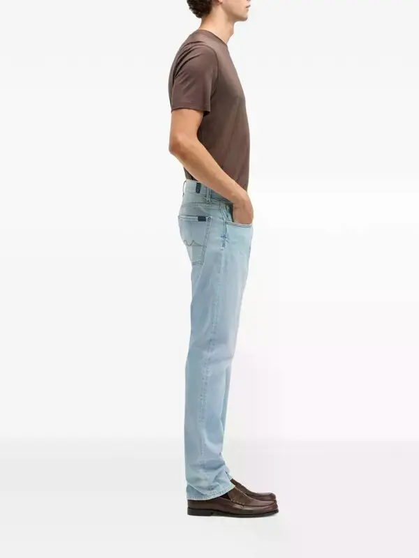 7 For All Mankind The Straight Crystal Jeans