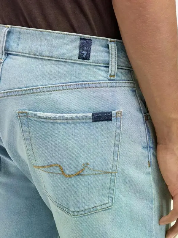7 For All Mankind The Straight Crystal Jeans