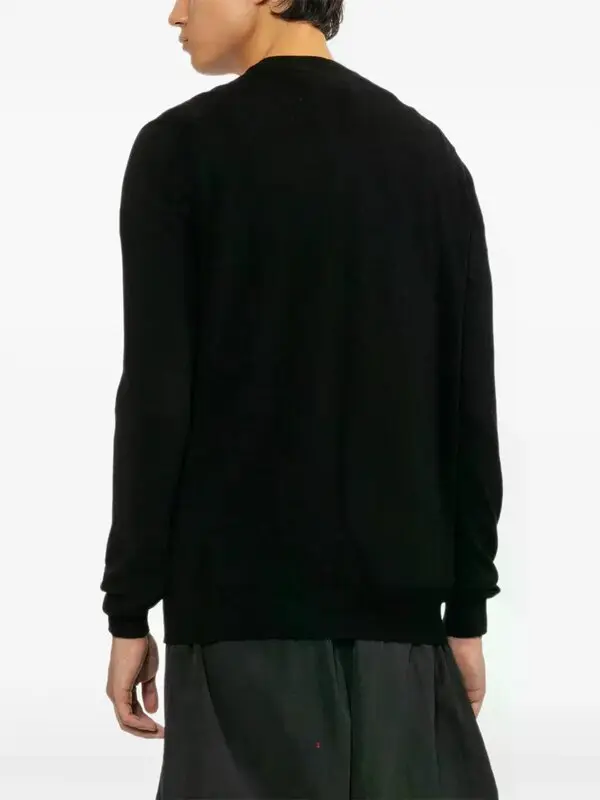 Play Comme Des Garcon Heart-patch Cardigan