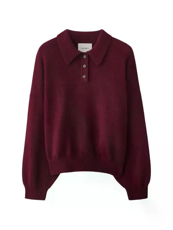 LISA YANG Etta Buttoned Polo Shirt