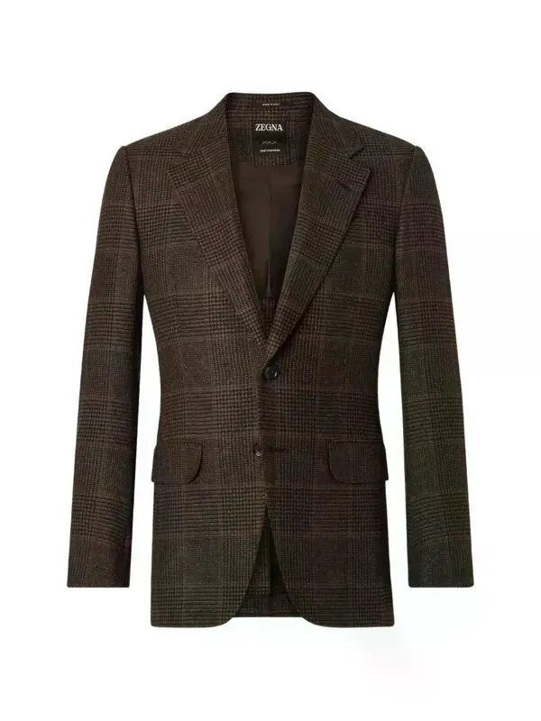 Zegna Prince Of Wales Check Blazer