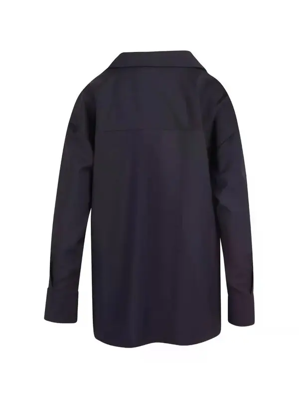 Max Mara V-neck Long-sleeved Blouse