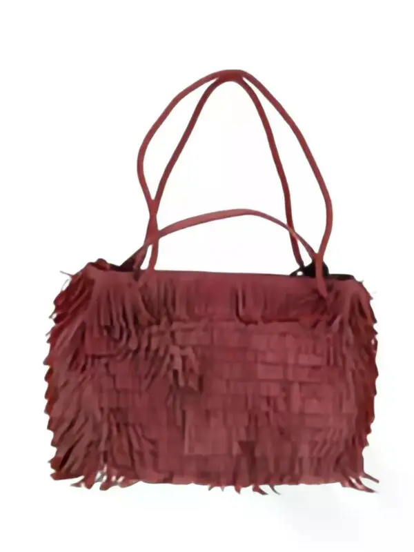 VISONA` Diletta Fringed-leather Shoulder Bag