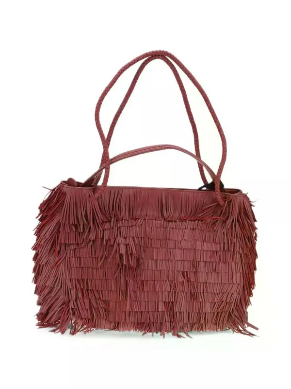 VISONA` Diletta Fringed-leather Shoulder Bag