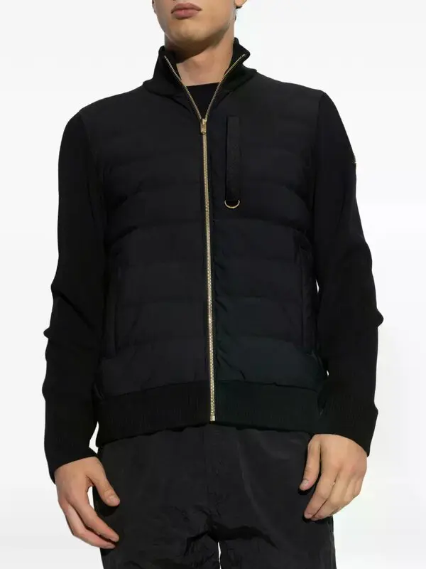 Moose Knuckles Quilted Front Sweater
