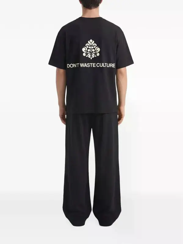DON'T WASTE CULTURE Logo-print T-shirt