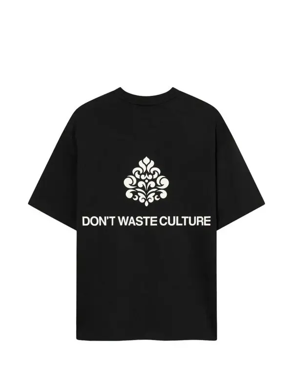 DON'T WASTE CULTURE Logo-print T-shirt