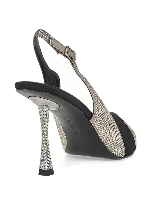 KAT MACONIE Crystal-embellished Slingback Pumps