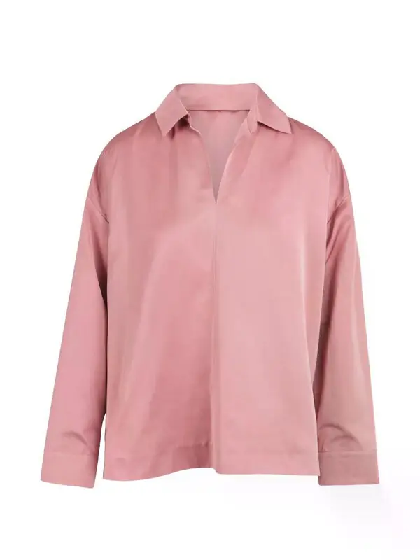 Max Mara Embellished-cuff V-neck Blouse