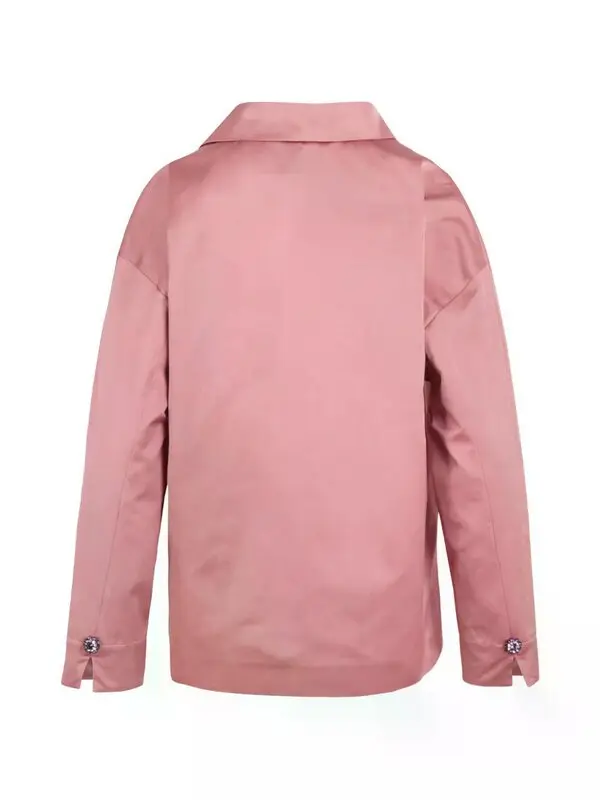 Max Mara Embellished-cuff V-neck Blouse