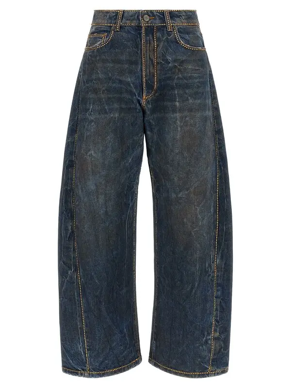 Giuseppe Di Morabito Rhinestone Jeans - Blue