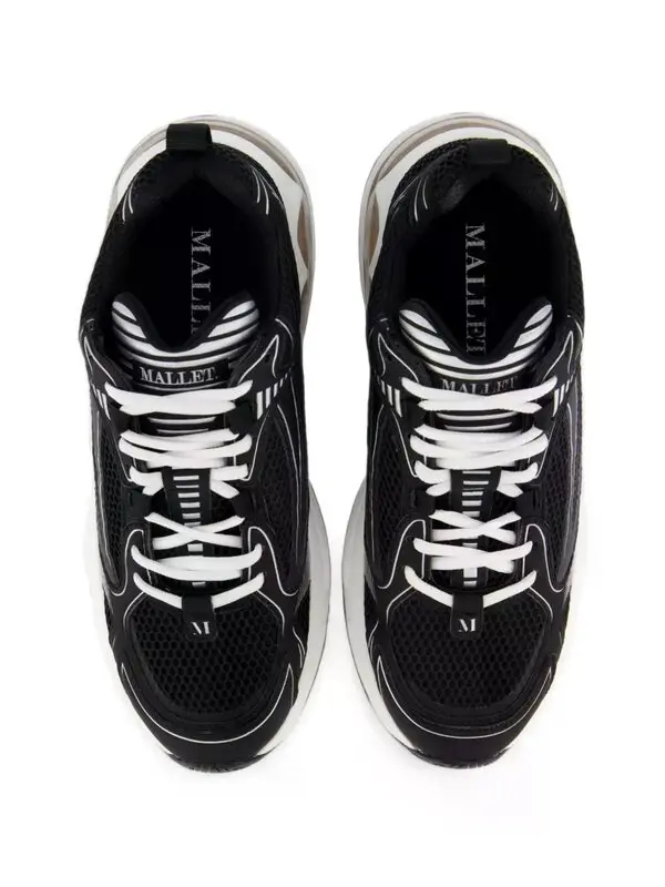 MALLET Jupiter Panelled Sneakers - Black