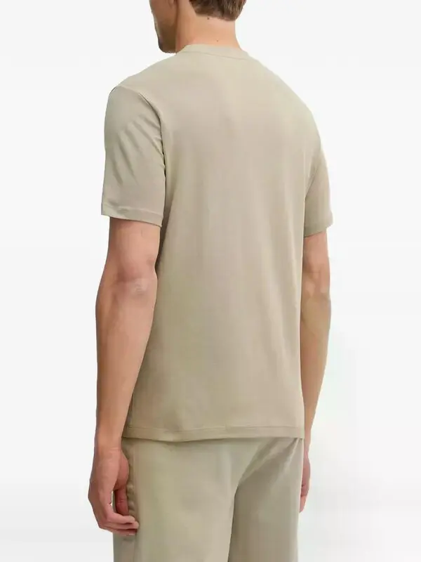 Karl Lagerfeld Logo-print Mock-neck T-shirt