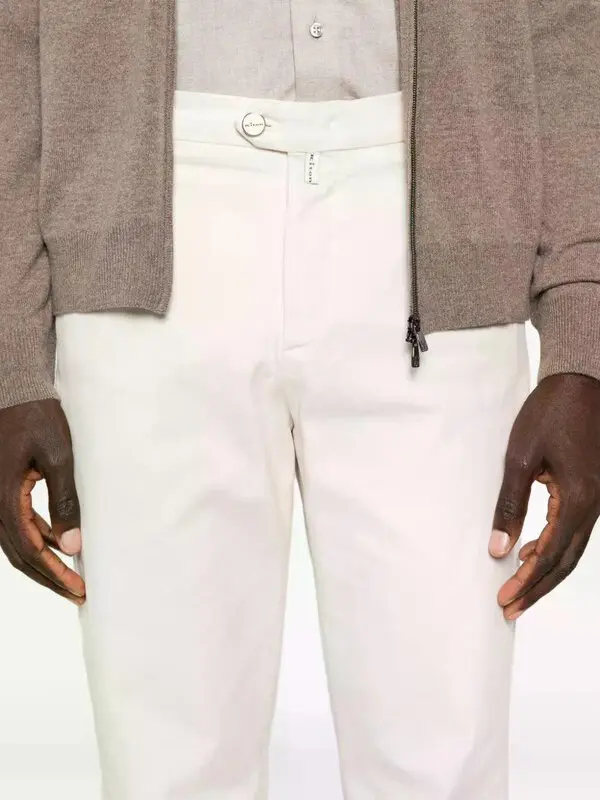 Kiton Pleated Straight-leg Trousers