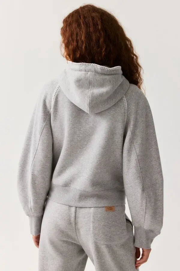 UGG Classic Whipstitch Full-zip Hoodie Sweatshirt
