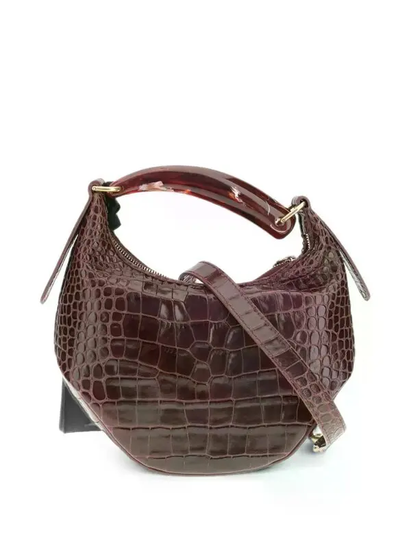 VISONA` Bengala Croc-effect Shoulder Bag