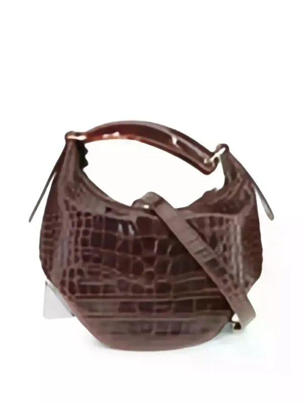 VISONA` Bengala Croc-effect Shoulder Bag