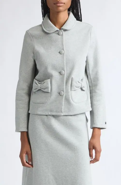 Sandy Liang Knoll Bow Detail Jacket