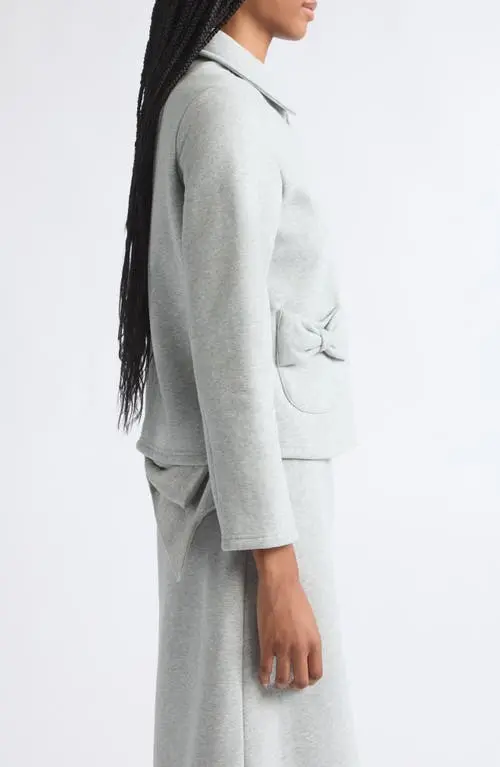 Sandy Liang Knoll Bow Detail Jacket