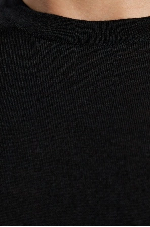 Giorgio Armani Long-sleeved Crewneck Jumper - Black
