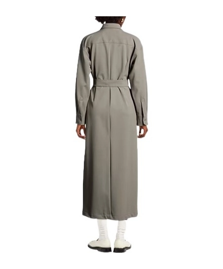 Max Mara Minimalist Solid Shirt Dress