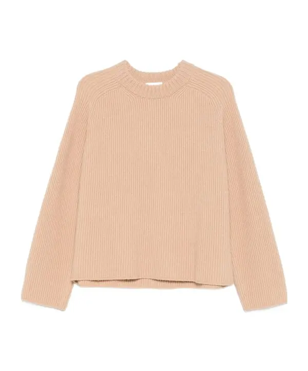 FORTE_FORTE Long-sleeve Knit Top - Nude