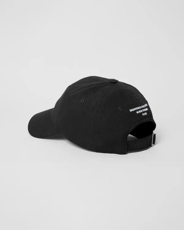 Celine Richelieu Cap In Light Cotton Twill