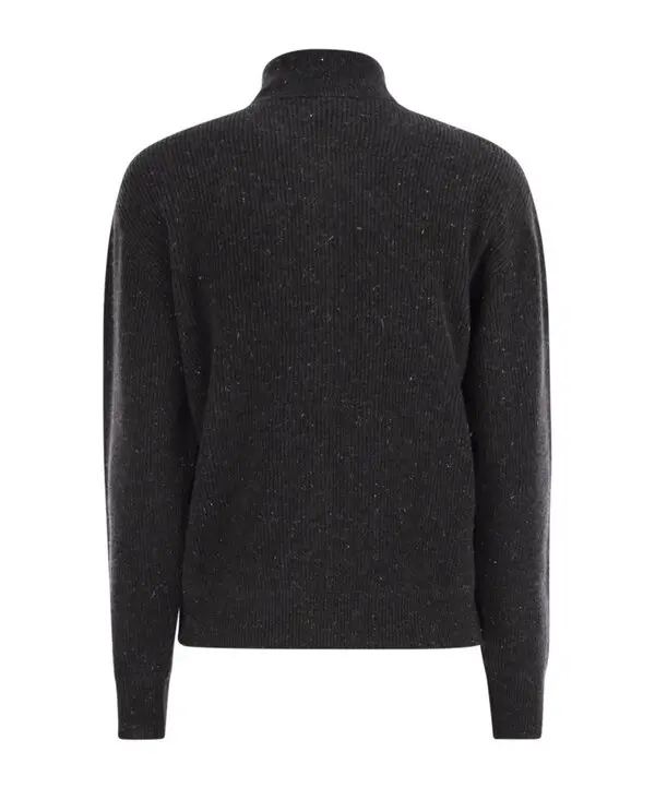 Peserico Button-front Long-sleeve Knit Cardigan
